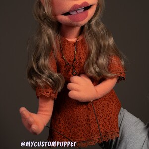 Custom Made Look Female Puppet Portrait Muppet Puppet Custom Made Puppet Half Body - Etsy