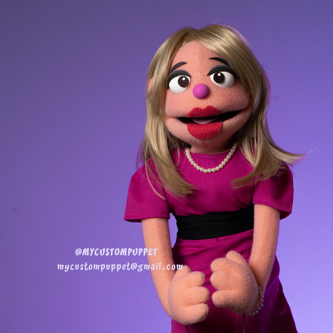 Custom Muppet-style Hand Puppet – Personalized Cartoon Character ...