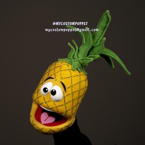 Custom Made Character Puppet , Puppets, Pineapple Fruit Puppet, Puppet ...