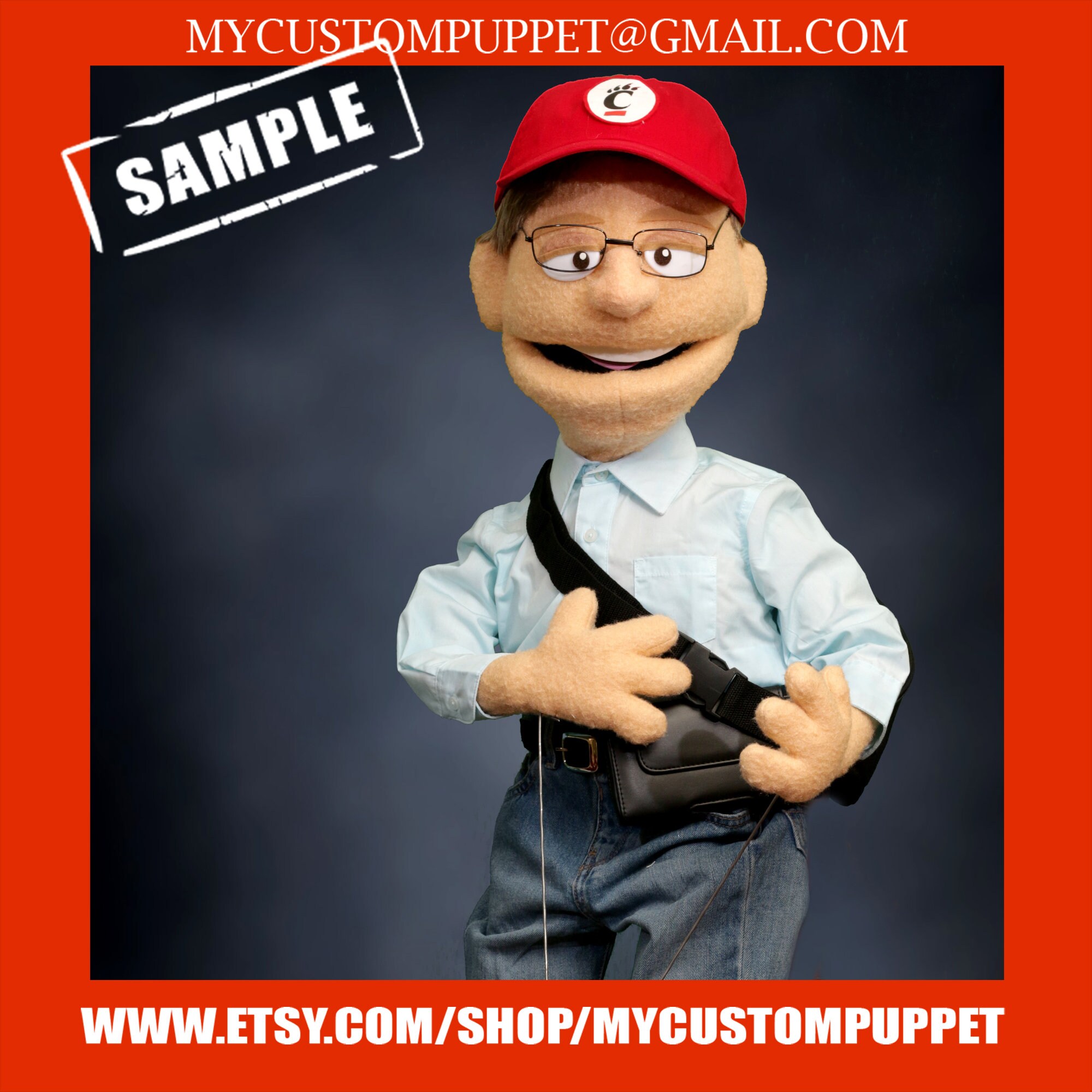 Custom made look alike portrait Muppet Puppet custom made | Etsy