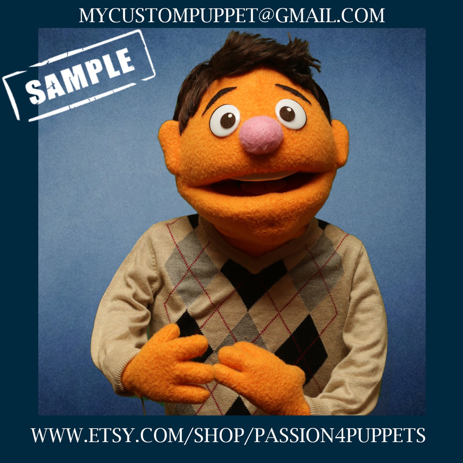 Custom Professional Muppet Type Puppet Your - Etsy