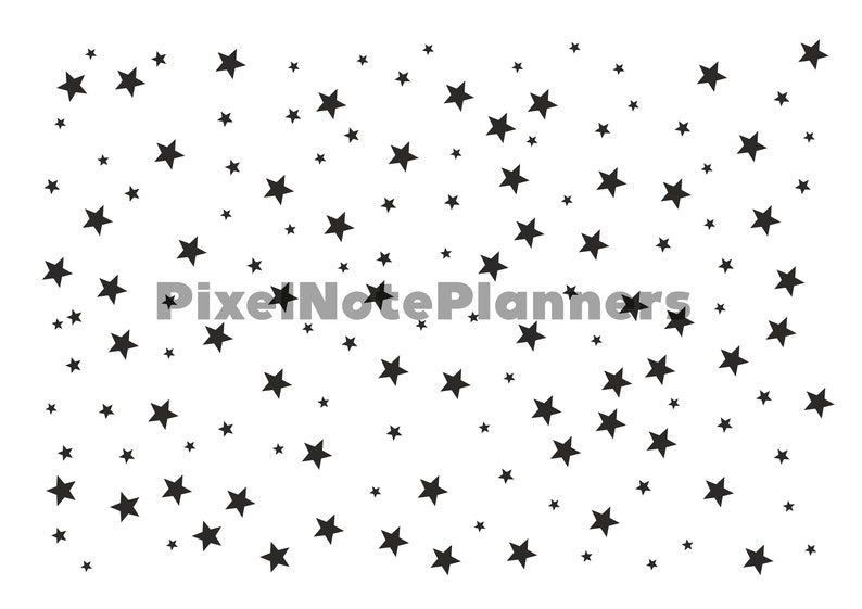 Stars Pattern SVG | Star Sparkle Template | Cut Files for Cricut | Star ...