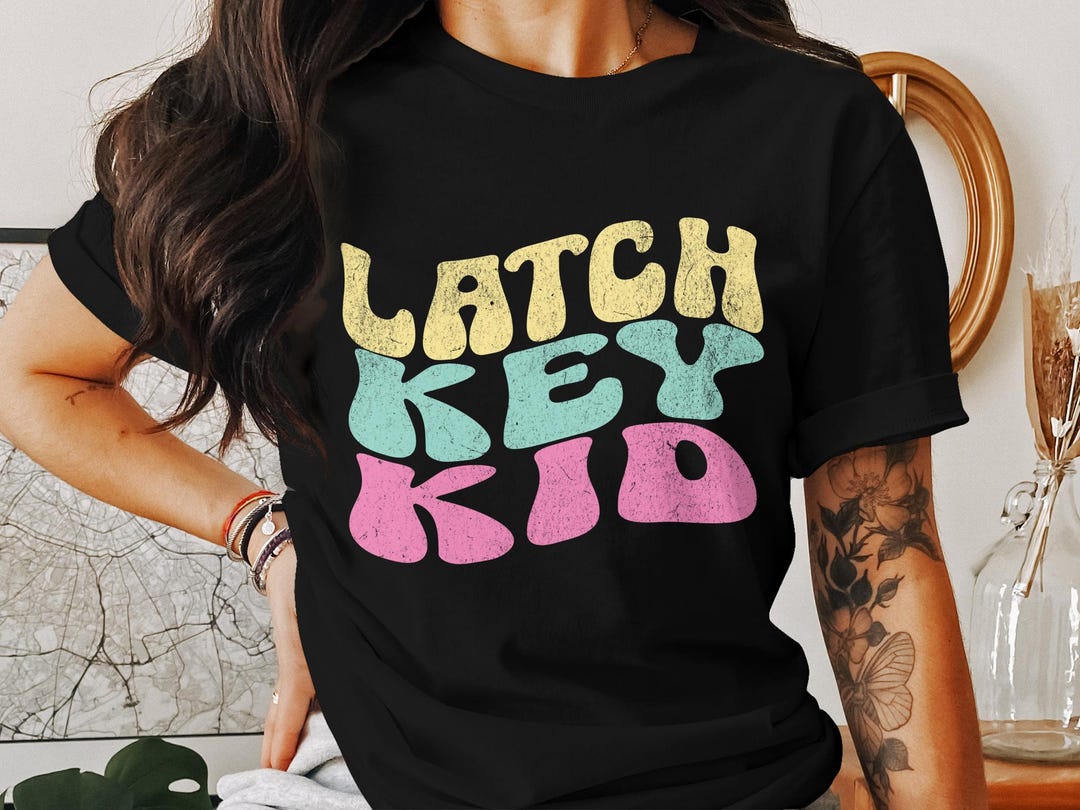 Retro Latchkey Kid T-shirt, Gen X Kid T-shirt, Nostalgic 70s 80s 90s ...