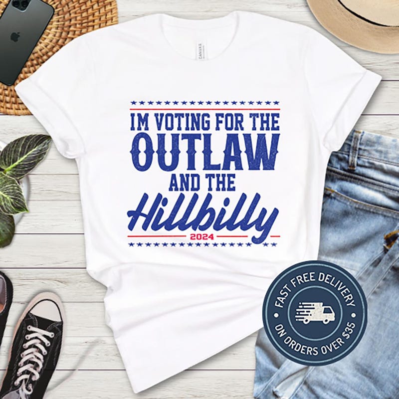 Outlaw and Hillbilly Tshirt - Etsy
