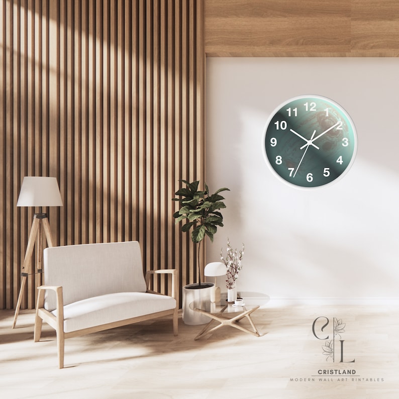 Uranus Planet Clock, Wall Clock, Glow in the Dark, Oversized Clock ...