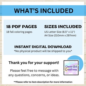 Fall Themed Printable Coloring Pages, Autumn Season Coloring Book ...