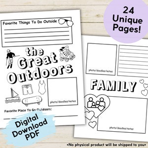 All About Me Book Printable Worksheet for Kids, About Me Booklet, This ...