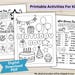Printable Birthday Party Games Bundle for Kids, Happy Birthday Coloring ...