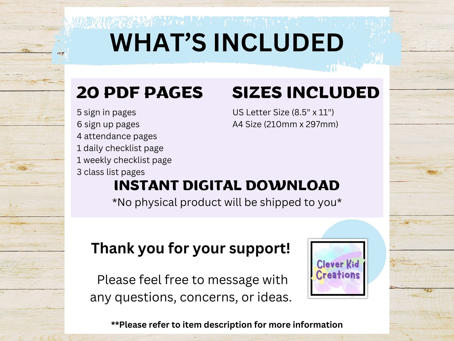 Classroom Sign in and Checklist Printable Sheets, Teacher Resources for ...