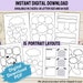 Idea Mapping Printable Worksheet Bundle for Kids, Brain Storm, Mind ...