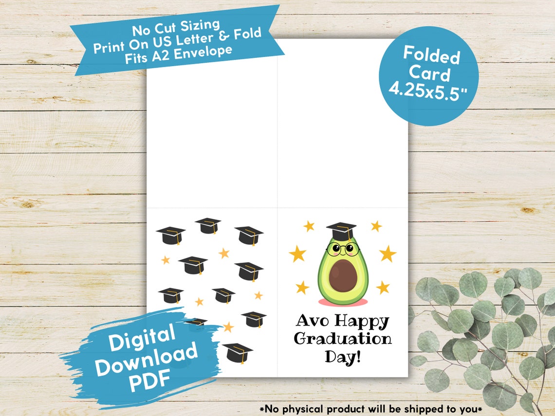 Graduate Carding for Kids Printable, Kindergarten Graduation, Printable ...