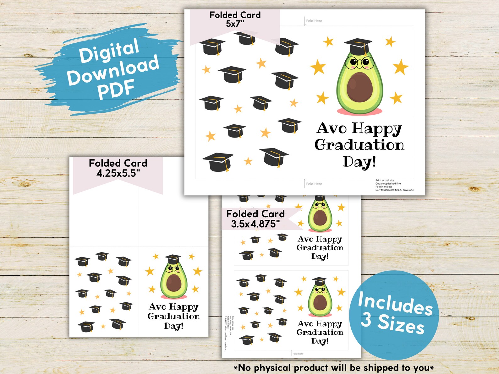 Graduate Carding for Kids Printable, Kindergarten Graduation, Printable ...