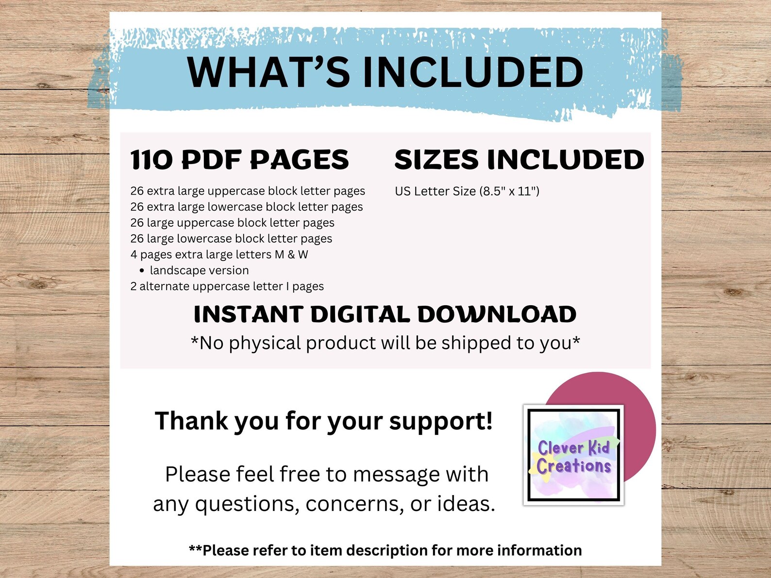 Large Block Letter Pages for Kids Alphabet Crafts, Printable Letter ...