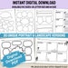 Idea Mapping Printable Worksheet Bundle for Kids, Brain Storm, Mind ...