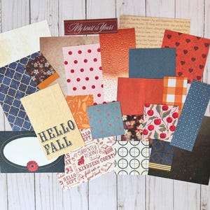 Fall Seasonal Cardstock Grab Bag Assortment, Autumn Variety Paper ...