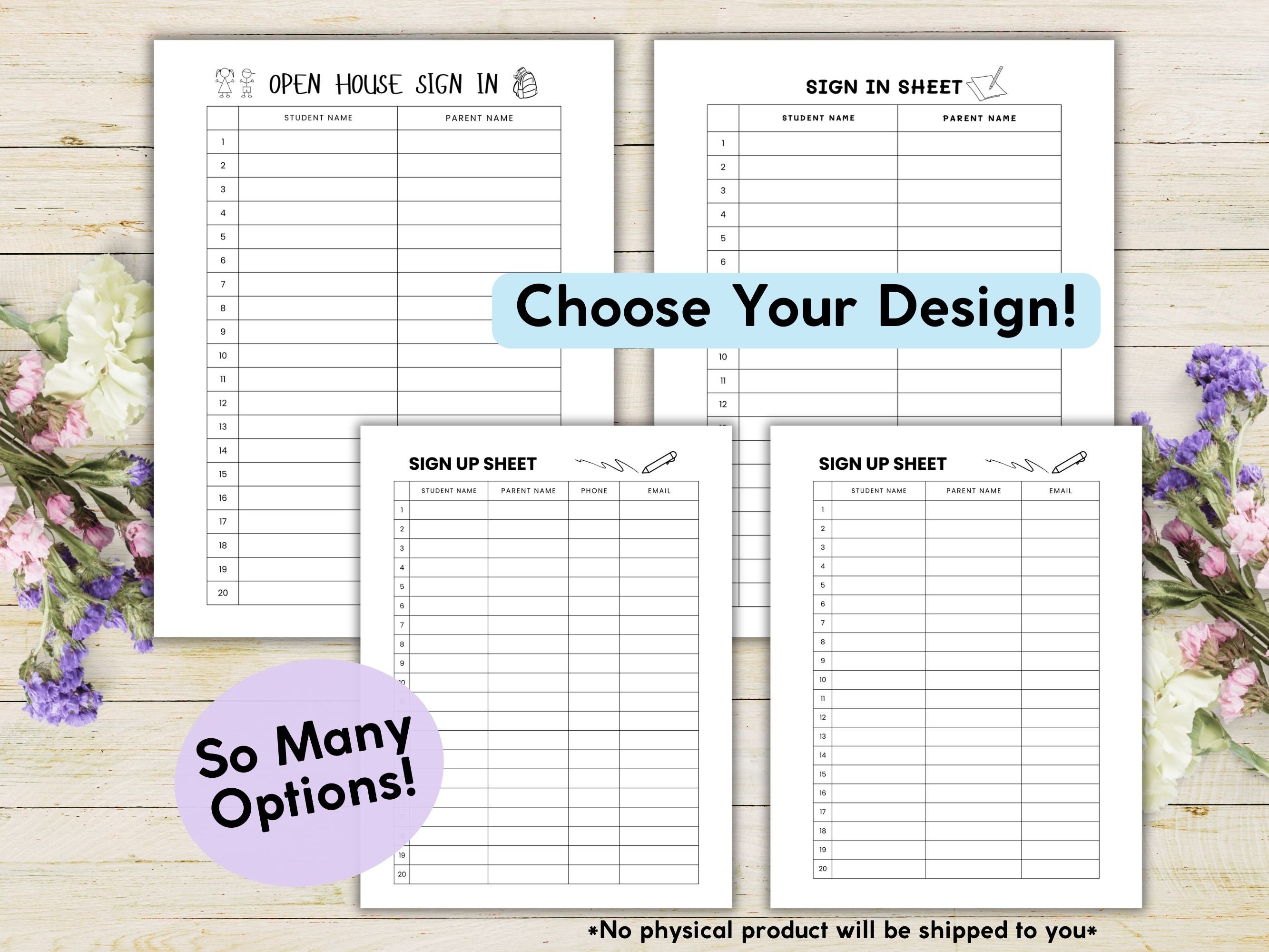 Classroom Sign in and Checklist Printable Sheets, Teacher Resources for ...