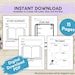 Book Summary and Story Map Printable Bundle for Kids, Favorite Book ...