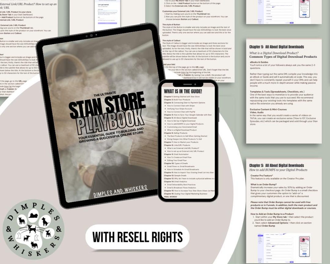 Ultimate Stan Store Playbook - Etsy