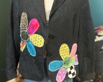 Upcycled Evil Eye Flannel Jacket – Hand-sewn Boho Patchwork - Etsy