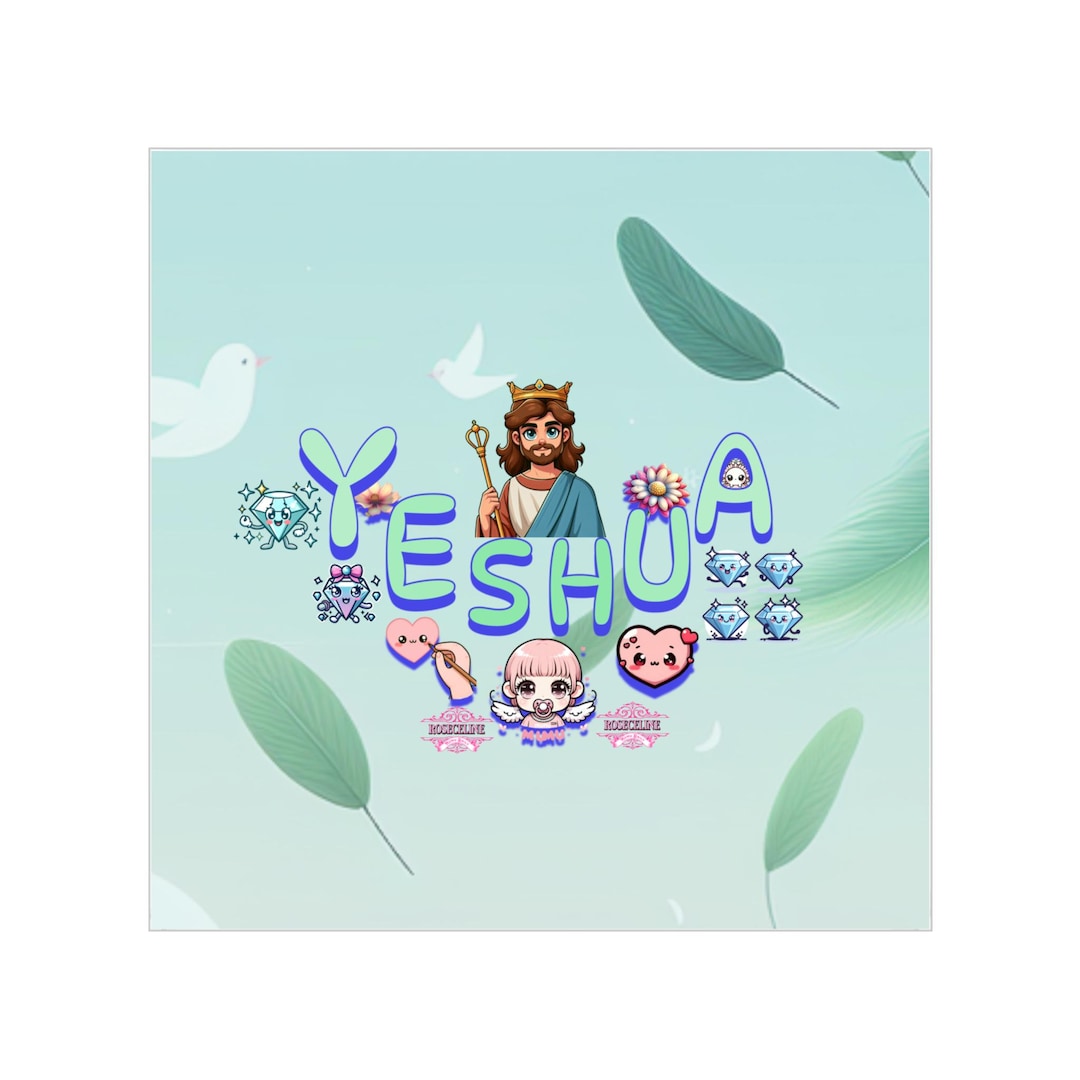 Yeshua Sticker,yeshua Car Decal,christian Sticker,jesus Sticker,dove ...