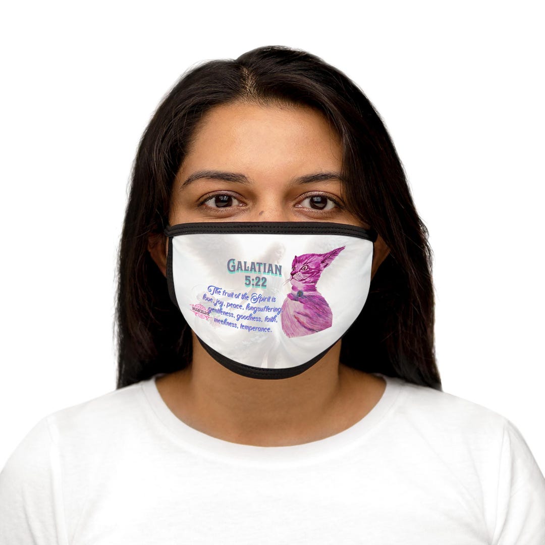 Cute Christian Face Mask,reusable Washable Mask,holy Spirit Fruit Mask ...