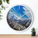 Snowy Mountain Wall Clock,eagle Wall Clock,original Painting Wall Clock ...