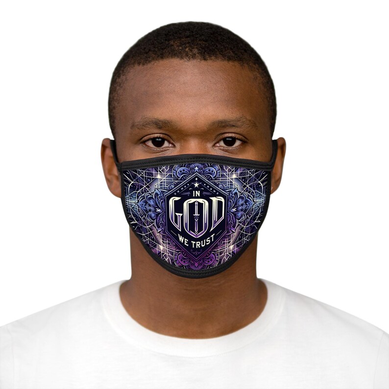 In God We Trust Face Mask, Religious Gift - Etsy