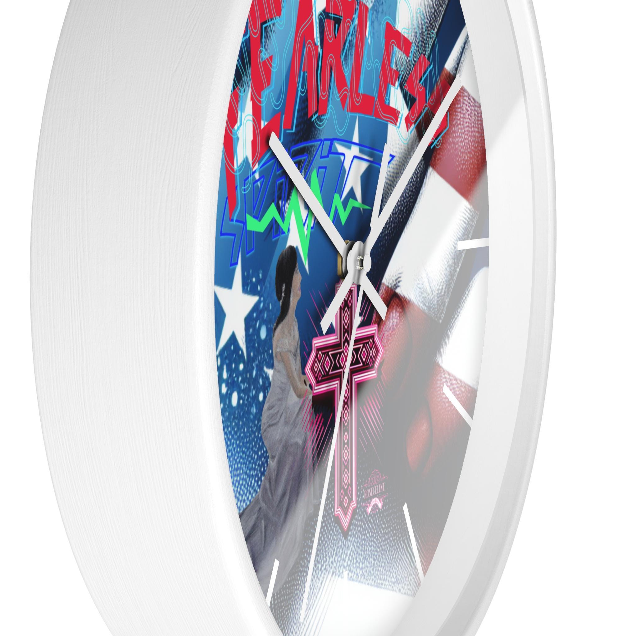 Patriot Clock,american Flag Clock,usa Flag Clock,jesus Clock,christian ...