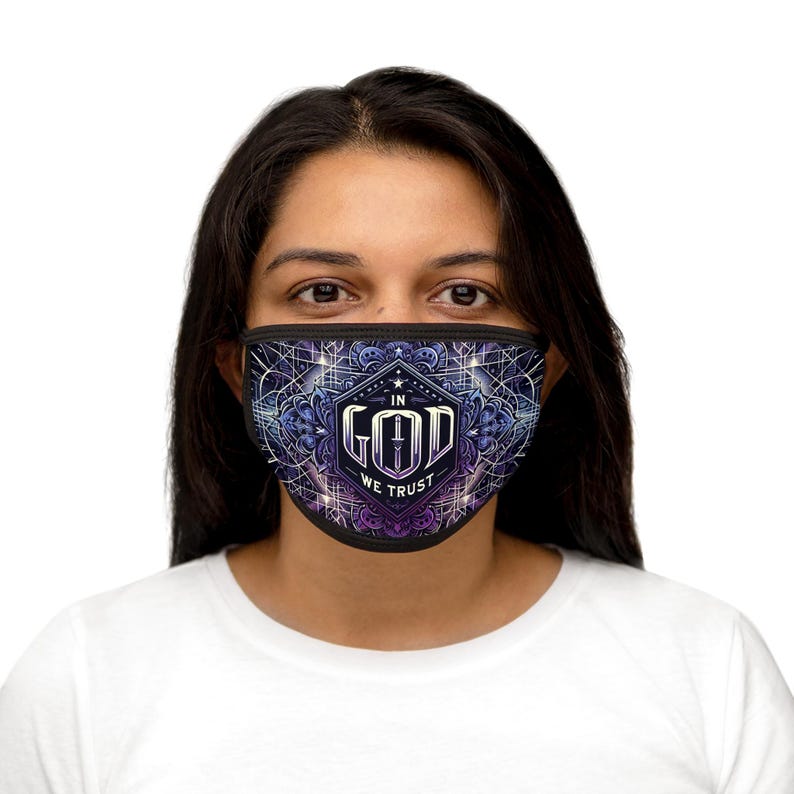 In God We Trust Face Mask, Religious Gift - Etsy