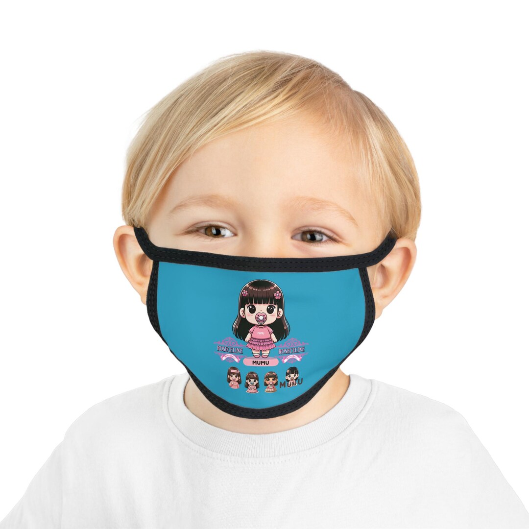 Roseceline&mumu Daily,cute Kid's Face Mask,cute Children Reusable Mask ...