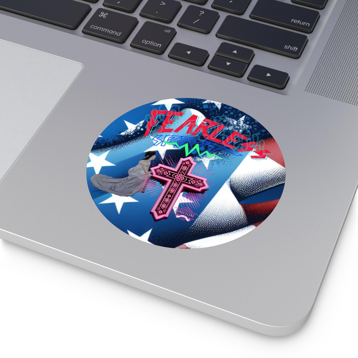 Patriot Sticker,patriot Car Decal,christian Sticker,cross Sticker,jesus ...