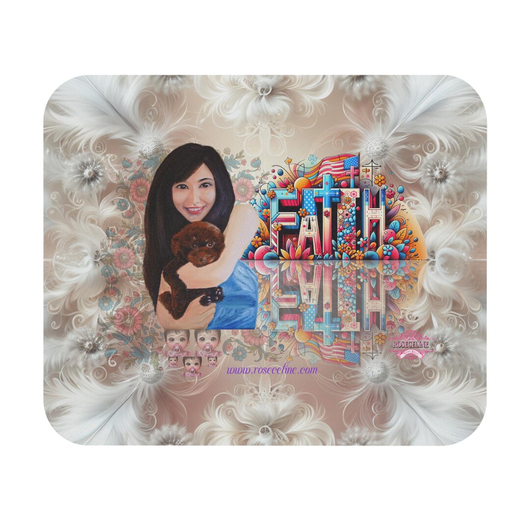 Patriot Faith Mouse Pad,american USA Flag Mouse Pad,christian Mouse Pad ...