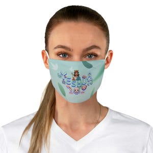 Jesus Face Mask,yeshua Face Mask,christian Adult Women/men Face Mask ...