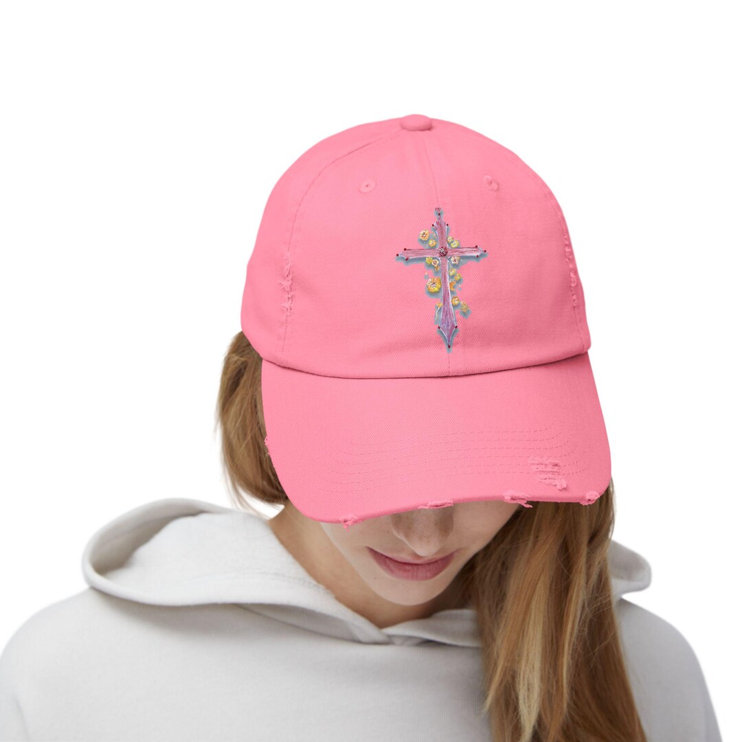 Cross Men/women Hat,jesus Hat,cross Hat,christian Hat,church Hat,yeshua ...