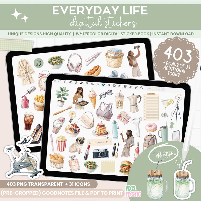 Digital Stickers - Etsy