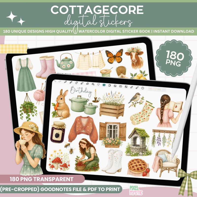 Aesthetic Sticker Designs - Etsy