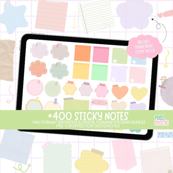 Cute Sticky Notes - Etsy