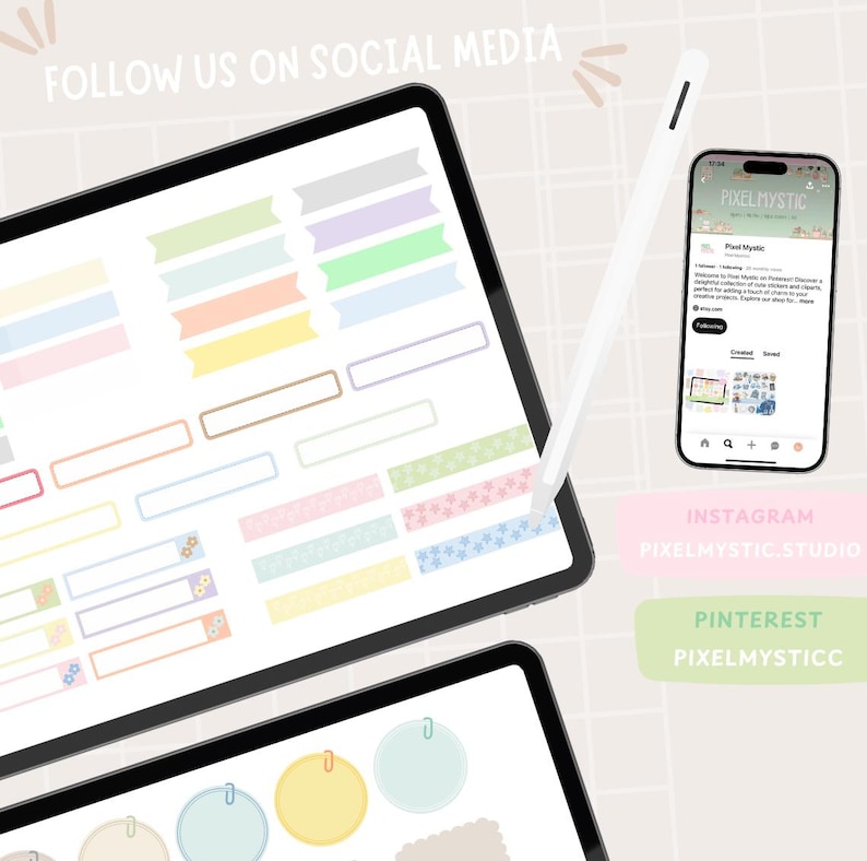 Digital Sticky Notes, Planner Sticky Notes, Goodnotes Sticky Notes ...