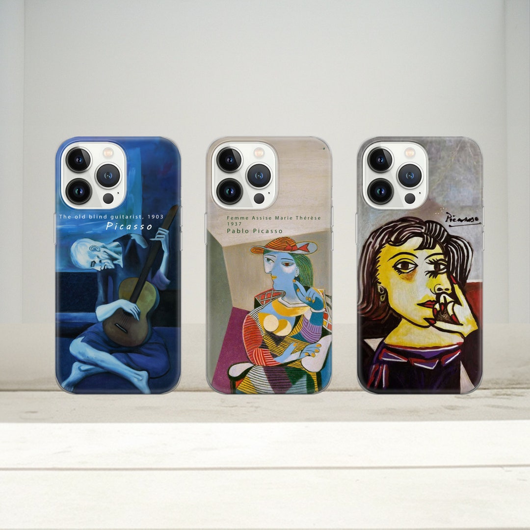 Pablo Picasso Phone Case Cubism Art Cover for iPhone 16 Pro, 15, 14, 13 ...