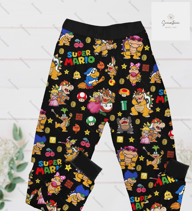 Super Mario Bowser Pajamas Set, Bowser T-shirt and Pants, This is My ...