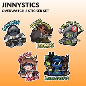 Overwatch Meme Sticker Set of 5 - Etsy
