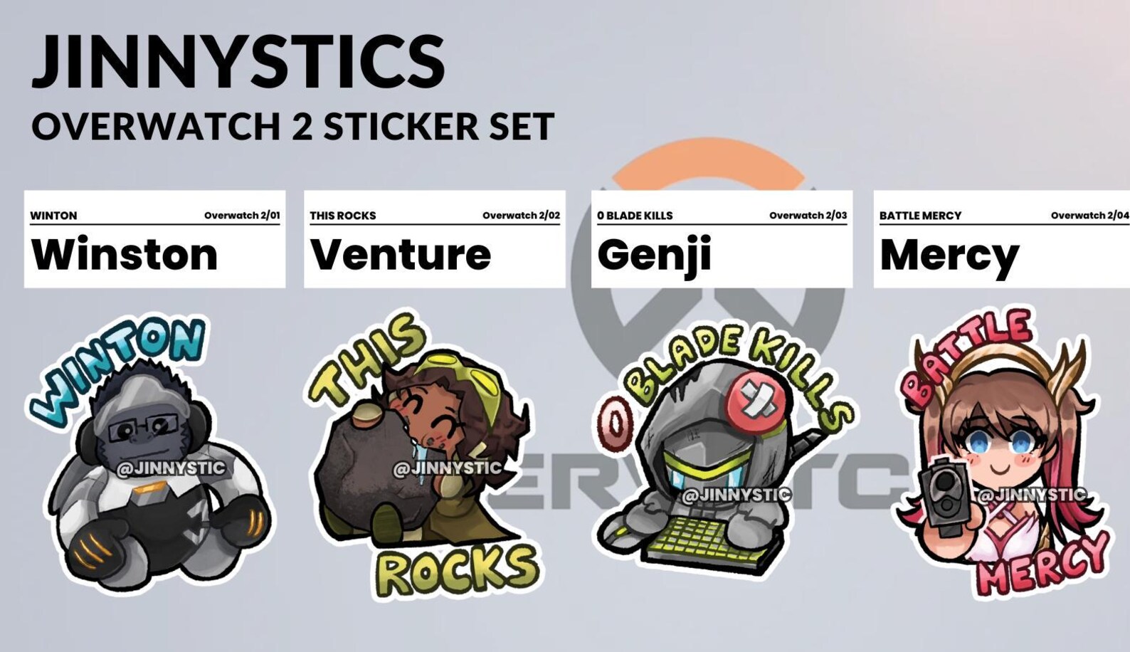 Overwatch Meme Sticker Set of 5 - Etsy
