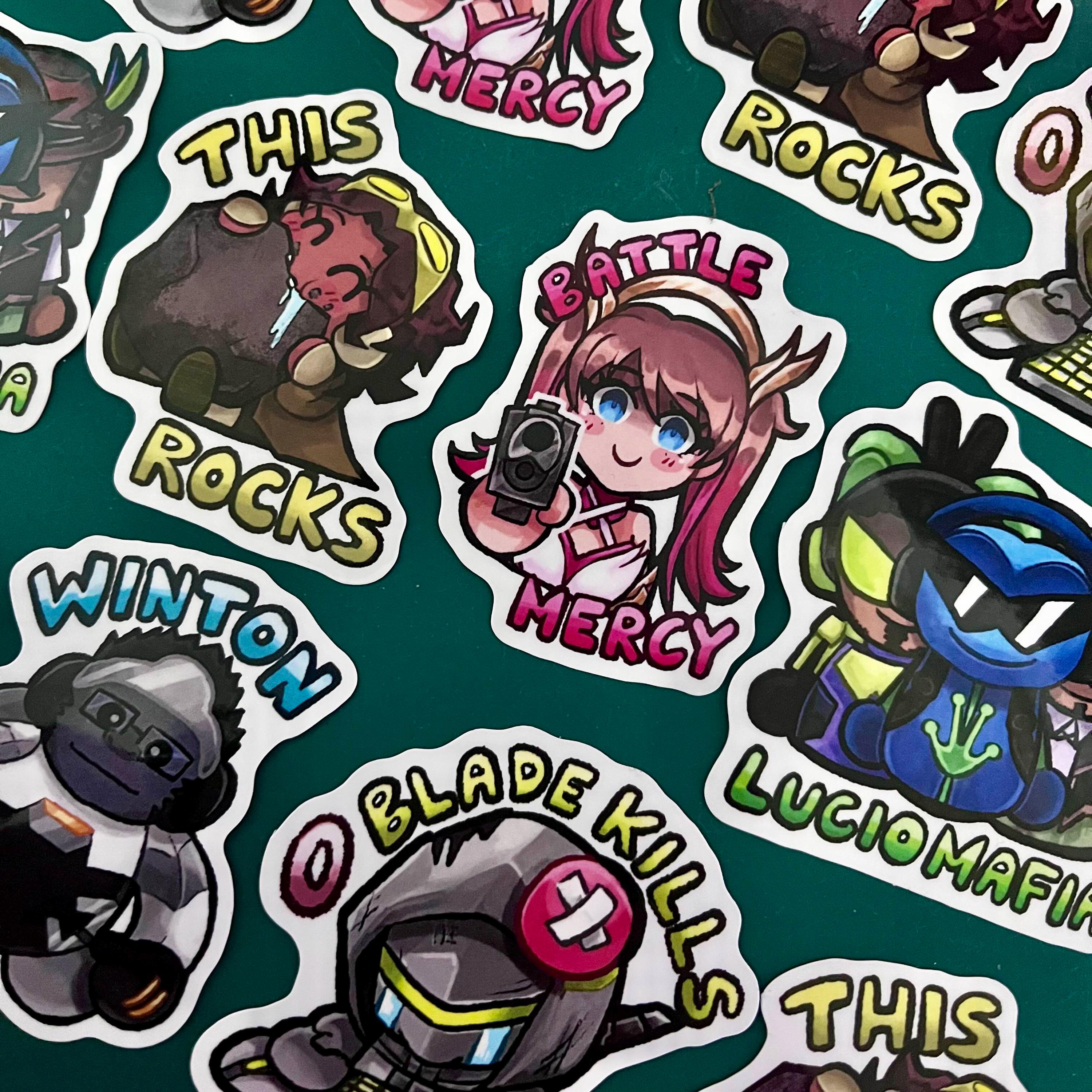 Overwatch Meme Sticker Set of 5 - Etsy