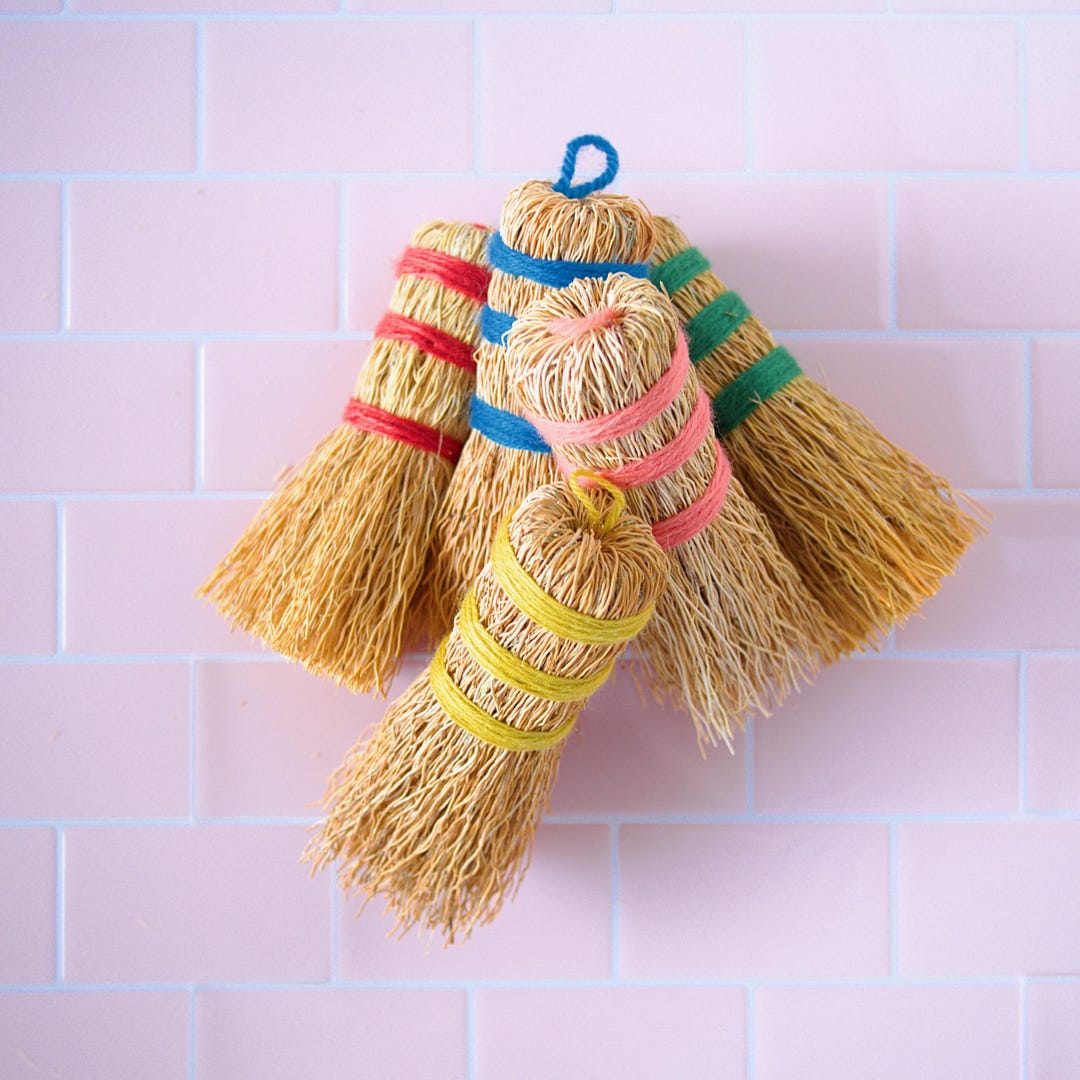 Natural Dish Scrubber -zero Waste Kitchen Tool- Eco Friendly Scrubber ...