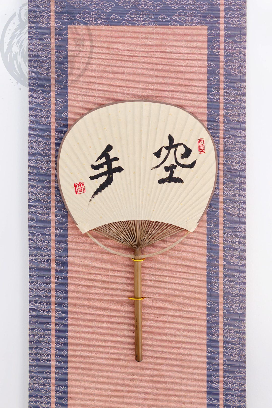 Uchiwa Bamboo Fan Calligraphy Artist - Kanji Calligraphy Quotes ...