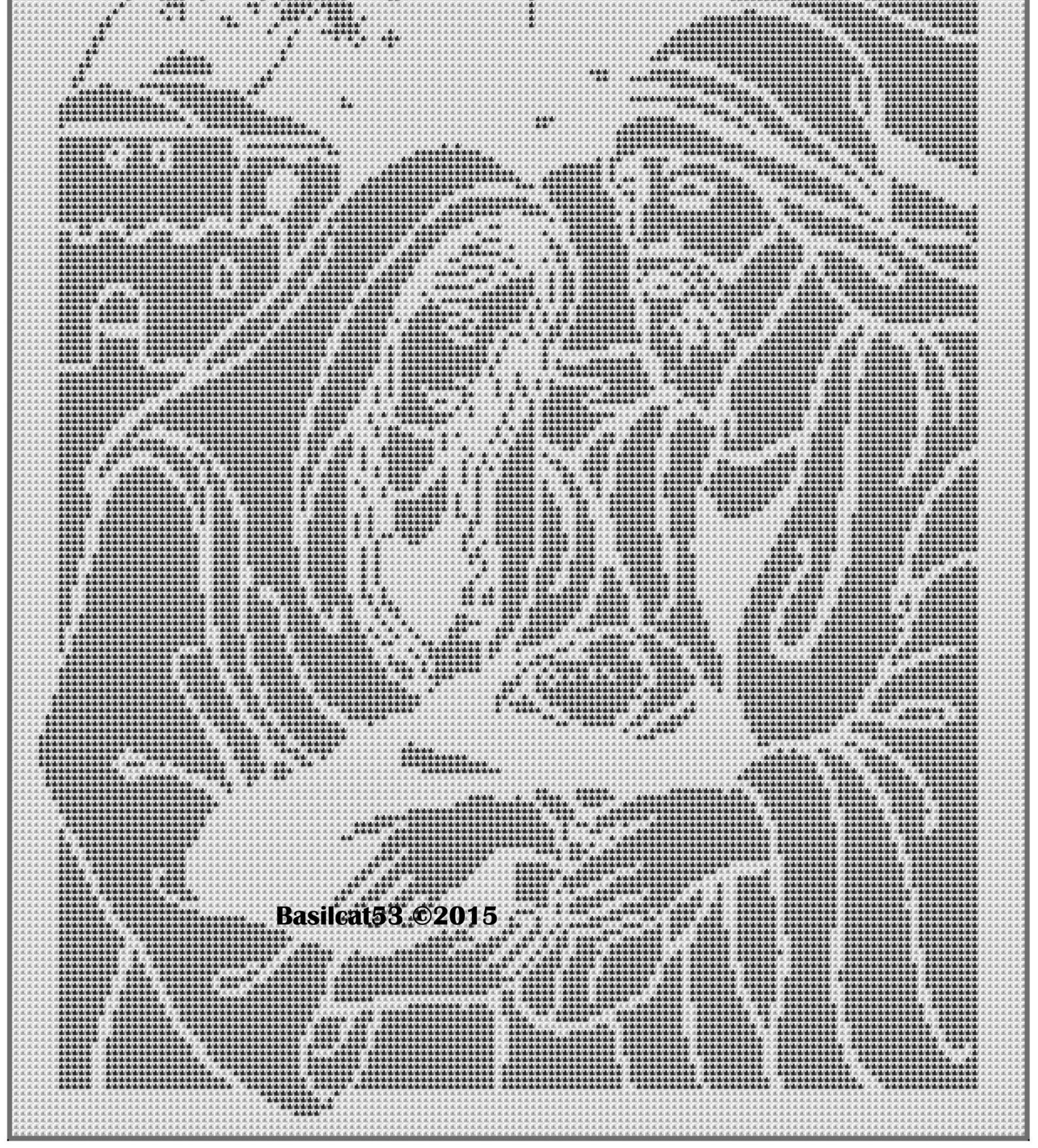 Mary, Joseph, and Baby Jesus Filet Crochet Pattern - Etsy