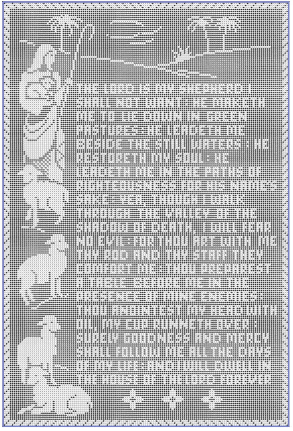 Filet Crochet Bible Covers