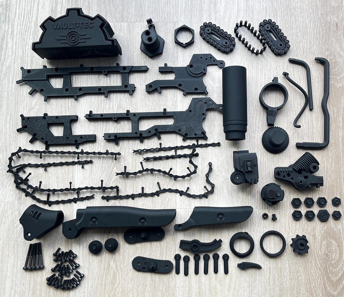 STL Files for 3D Printing Fallout Ripper Prop Decor Cosplay Game ...