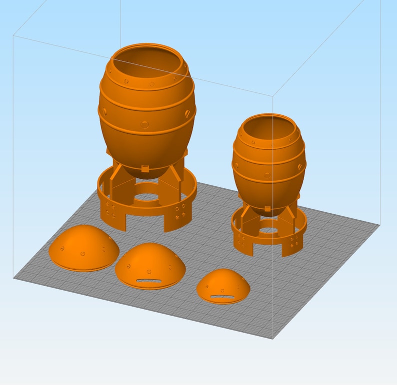 STL File for 3D Printing Fallout Mini Nuke Container Prop Decor Fallout ...