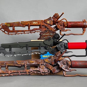 Fallout Ripper Prop 3D Printed Decor Cosplay Gadget Game Vault Fallout ...